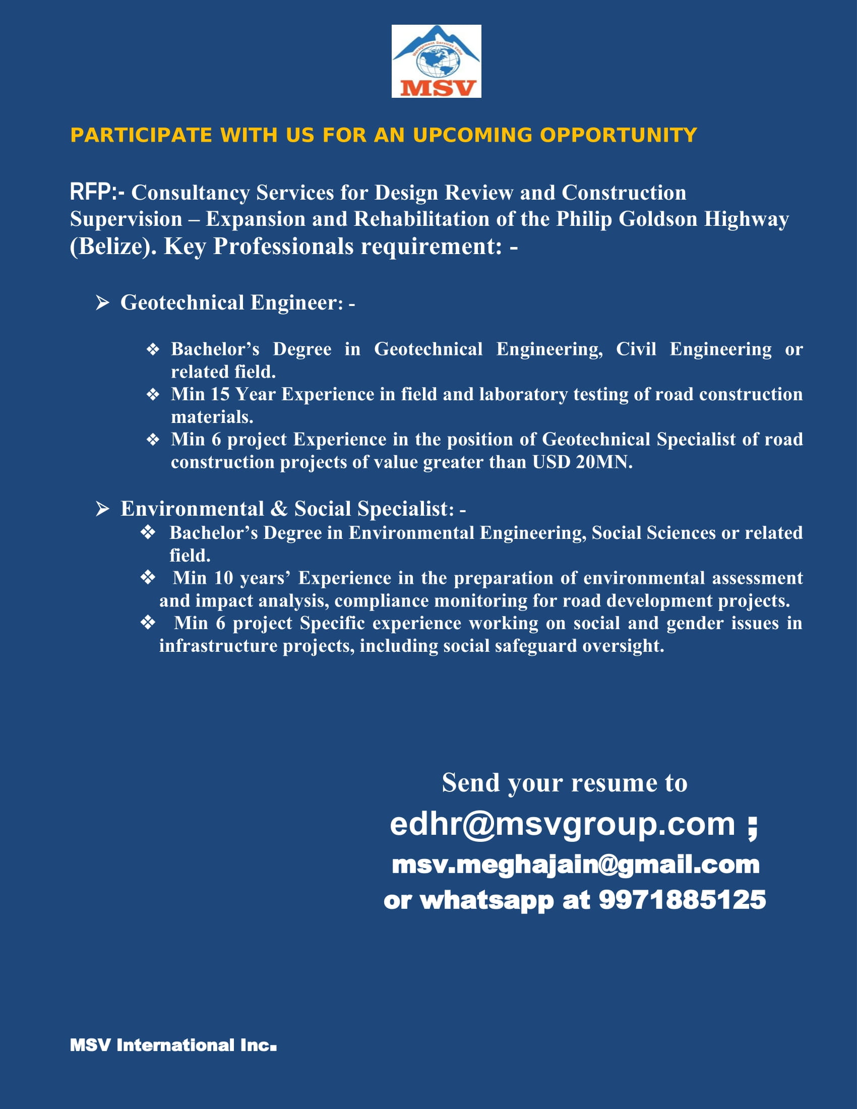 Consultancy Services for Design Review and Construction Supervision ...